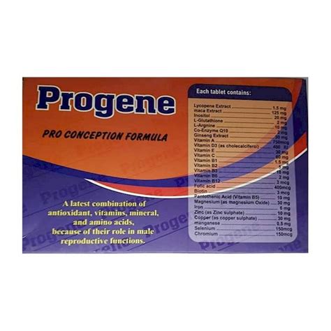 Buy Now Progene Tablets Male Health Supplement Fertility And Weakness