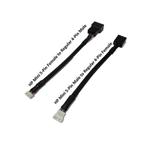 Mini 5 Pin Fan To Regular 4 Pin Fan Adapter Cable For Hp Elite Desktop Moddiy