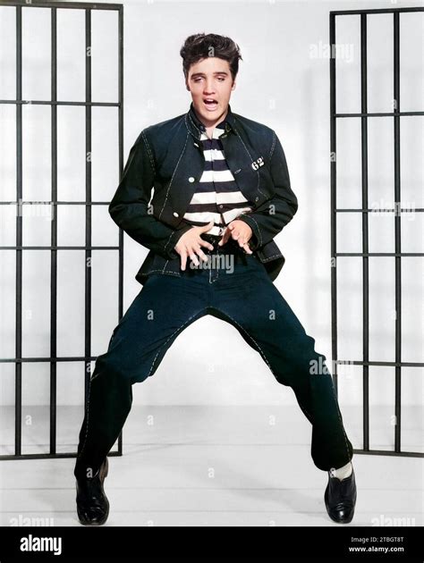 The King Of Rock And Roll Elvis Presley In Jailhouse Rock Mgm