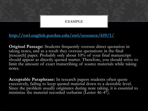 PPT Quoting Paraphrasing And Summarizing PowerPoint Presentation Free Download ID 2977233