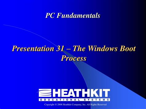 PPT Presentation 31 The Windows Boot Process PowerPoint Presentation ID 5229054