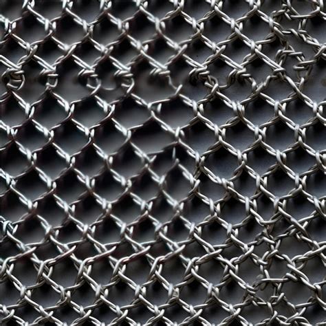 Premium Ai Image Seamless Metal Mesh Texture