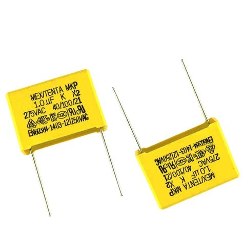 Low Prices Yellow Mkp X2 Capacitor 104 275vac 334k 105k 0 1uf 0 47uf 0 68uf 1uf 275v Manufacture