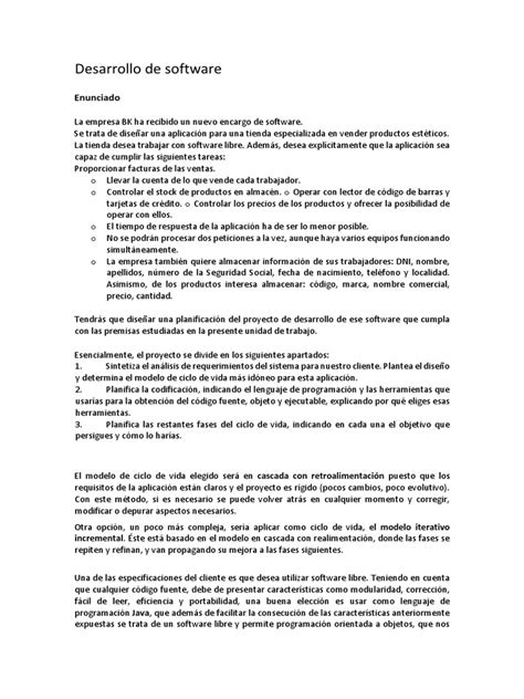entorno desarrollo tarea01 desarrollo de software pdf proceso de