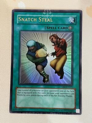 Yugioh Snatch Steal Db1 En021 Ultra Rare Unlimited P Ebay