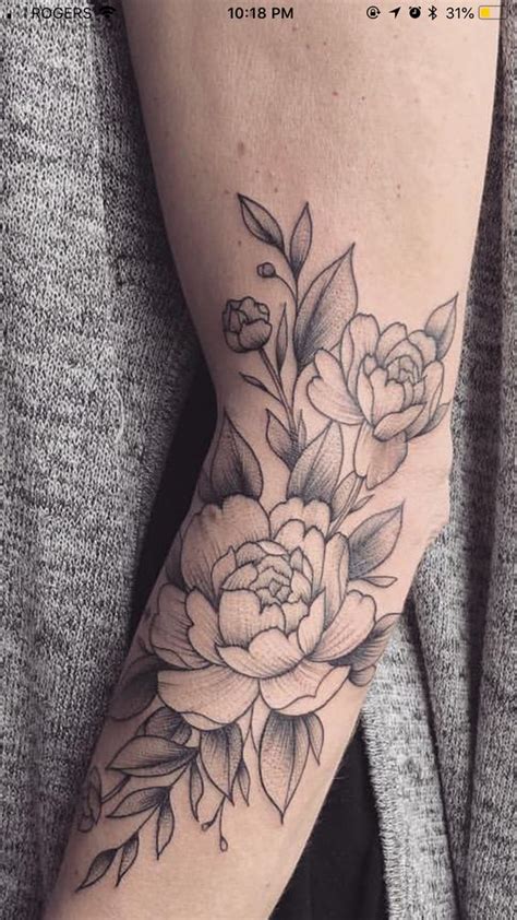 Gardenia Flower Tattoo