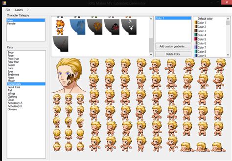 Yunary Resources For RPG Maker MV Extended Generator Now Available On Downloads Page RPG
