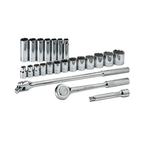 Sk Hand Tool 4123 12 In Dr Fractional Professional Socket Set 23