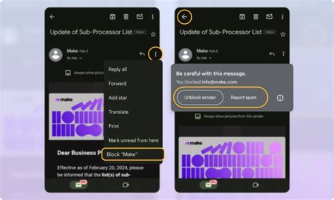 How To Block Emails On Android For Gmail Yahoo And Outlook