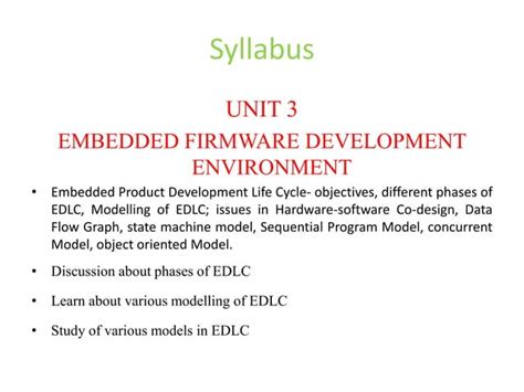 Embedded Systems Overview Ppt