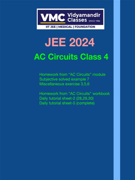 Ac Circuits Class 4 Notes Pdf Inductor Transformer Ac Circuits Class 4 Notes Pdf Inductor Transformer