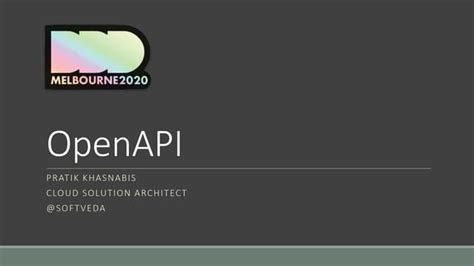 Open Api Aka Swagger Ddd By Night May 2020 Ppt