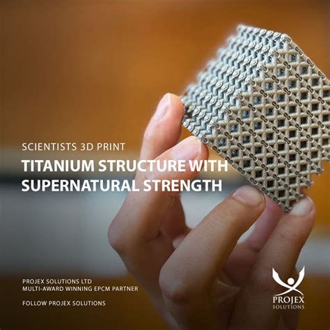 Australian Scientists 3d Print Titanium Structure With Supernatural