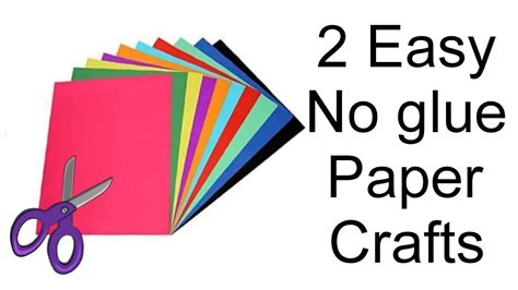 Very Very Easy Paper Craft Without Glue At Will Cornish Blog