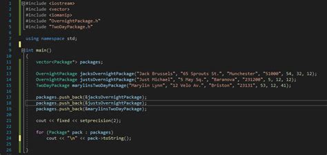 Use The Package Inheritance Hierarchy To Create A Program Th Quizlet