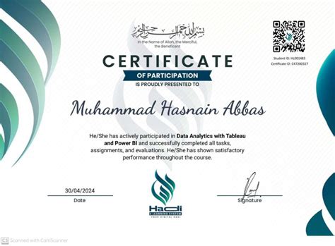 Completed Data Analytics With Tableau And Power Bi M Hasnain Abbas