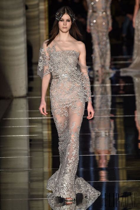 2016 Sexy Zuhair Murad Sheer Evening Dresses Strapless Neck Applique