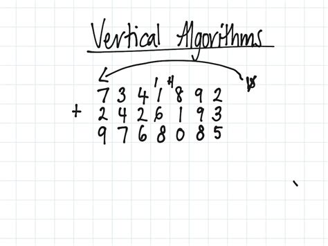 Vertical Algorithms Math Showme Vertical Algorithms Math Showme