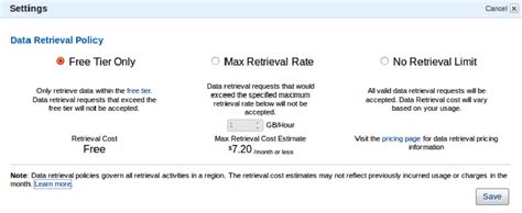 Data Retrieval Policies And Audit Logging For Amazon Glacier Aws News