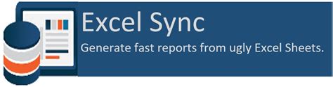 Excel Sync Create Reports From Excel Spreadsheets Software