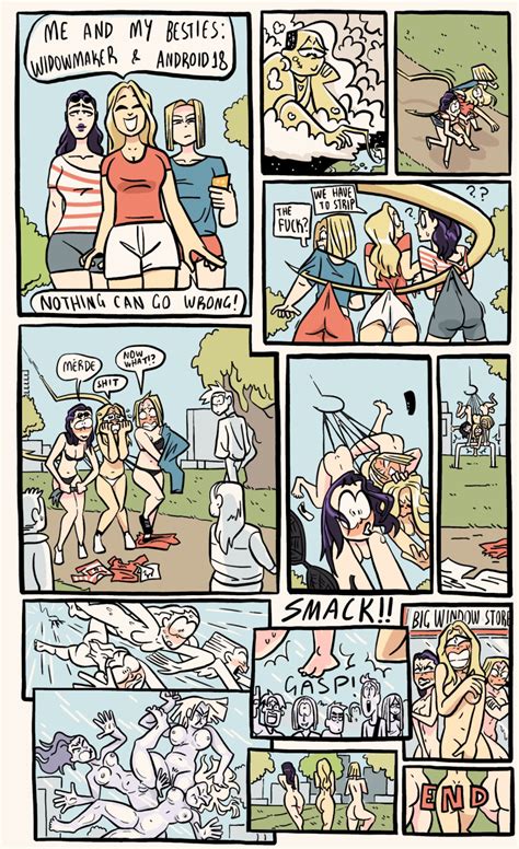 Rule 34 Android 18 Ass Blonde Blonde Hair Blush Boobs Bra Breasts