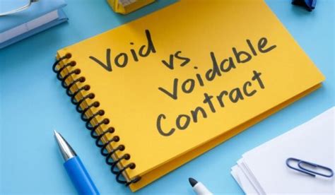 Void And Voidable Contracts Meaning Types Section And Example