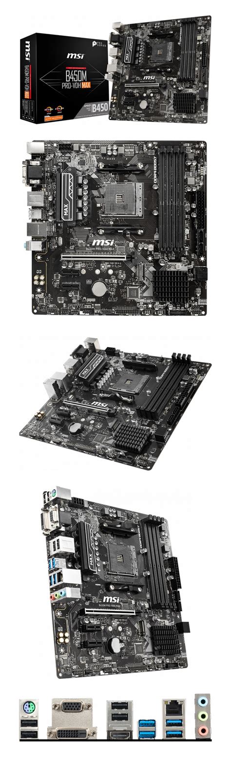 Buy Msi B M Pro Vdh Max Motherboard B M Pro Vdh Max Pc Case Gear Australia