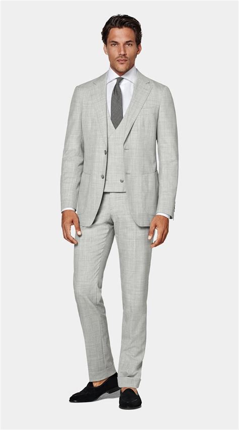 Light Gray 3 Piece Suit Marc Darcy Bromley Silver 3 Piece Suit Sands