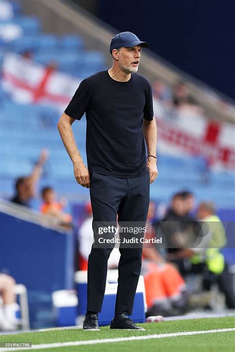 Thomas Tuchel Head Coach Of England Looks On During The Fifa World