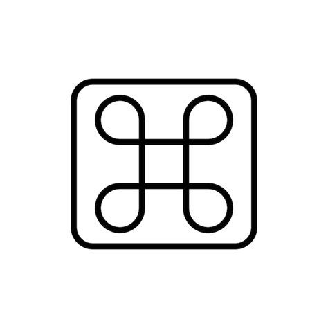 Premium Vector Command Icon Isolated On White Background