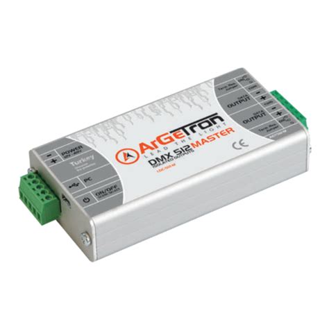 Argetron Kamino Dmx 512 Master User Manual Pdf Download Manualslib