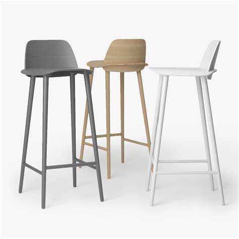 Silla De Bar Muuto Nerd Modelo 3d 14 Fbx Max Free3d