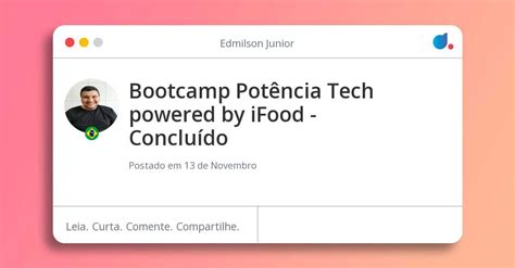 Bootcamp Potência Tech powered by iFood Concluído