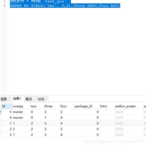 Mysql自定义排序方法 Csdn博客