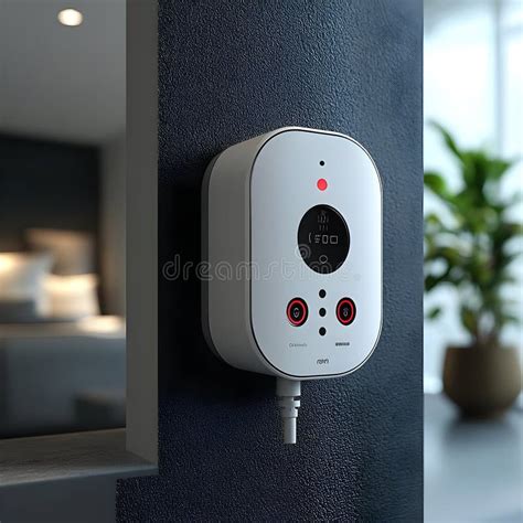 Digital Display Wall Mounted Device 3d Illustration Stock Illustration Illustration Of Screen