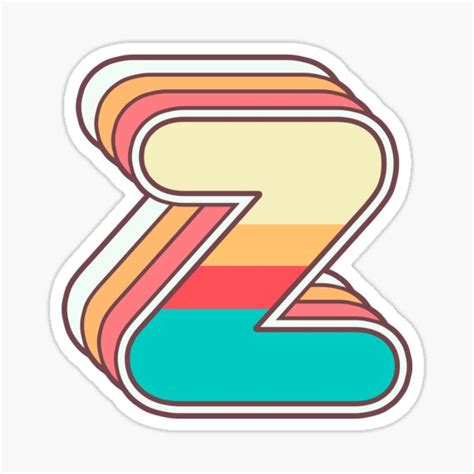 "Retro Z" Sticker for Sale by OkihanaShop | Redbubble