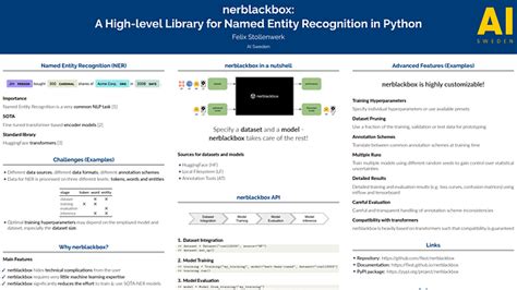 Nerblackbox A High Level Library For Named Entity Recognition In