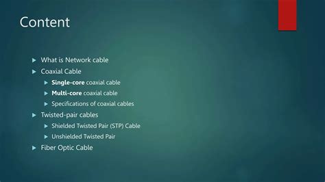 Network Cabling Pptx