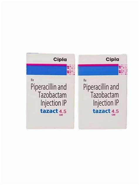 Tazact 4 5 Gm Piperacillin Tazobactam Injection At ₹ 180 Vial Palam Vihar Ext Gurugram Id