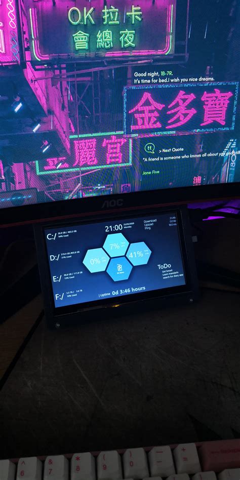 Rainmeter System Monitor Skins Honjava