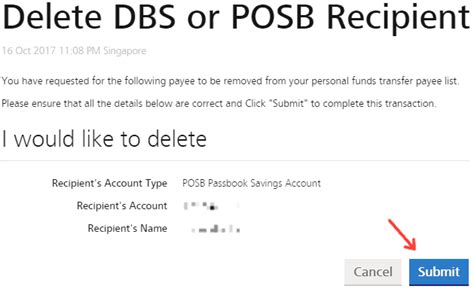 How To Delete Payee In POSB DBS Step By Step Guide