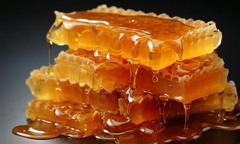 Premium Ai Image Honey Comb