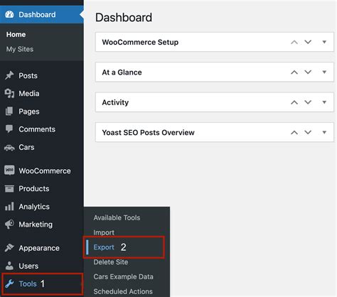 Exporting Wordpress Posts A Step By Step Guide Blog Admin Columns