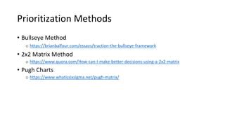 Prioritization Methods PPTX