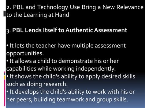 Project Based Learning Strategy Ppt