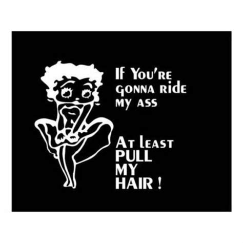 Betty Boop Ride My Ass Window Decal Sticker Decalchimp