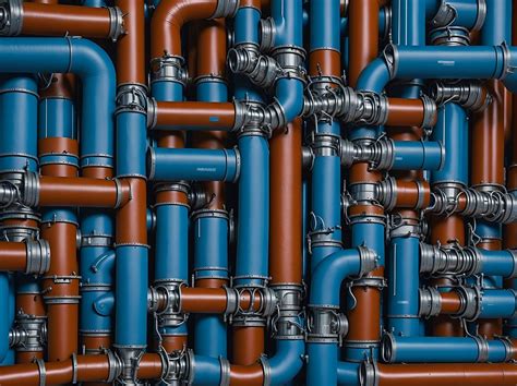 배관 파이프 배경