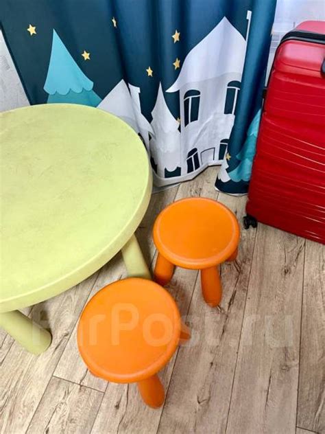 Стол и 4 стула Икея детские игрушки б у в наличии Цена 2 000₽ во Владивостоке