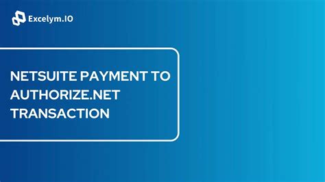 How To Set Up And Manage And Netsuite Integration Using Excelym Io Youtube