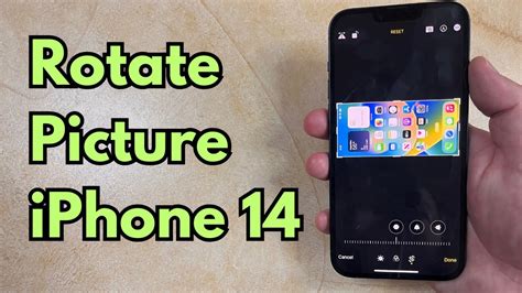 How To Rotate A Picture On Iphone Youtube